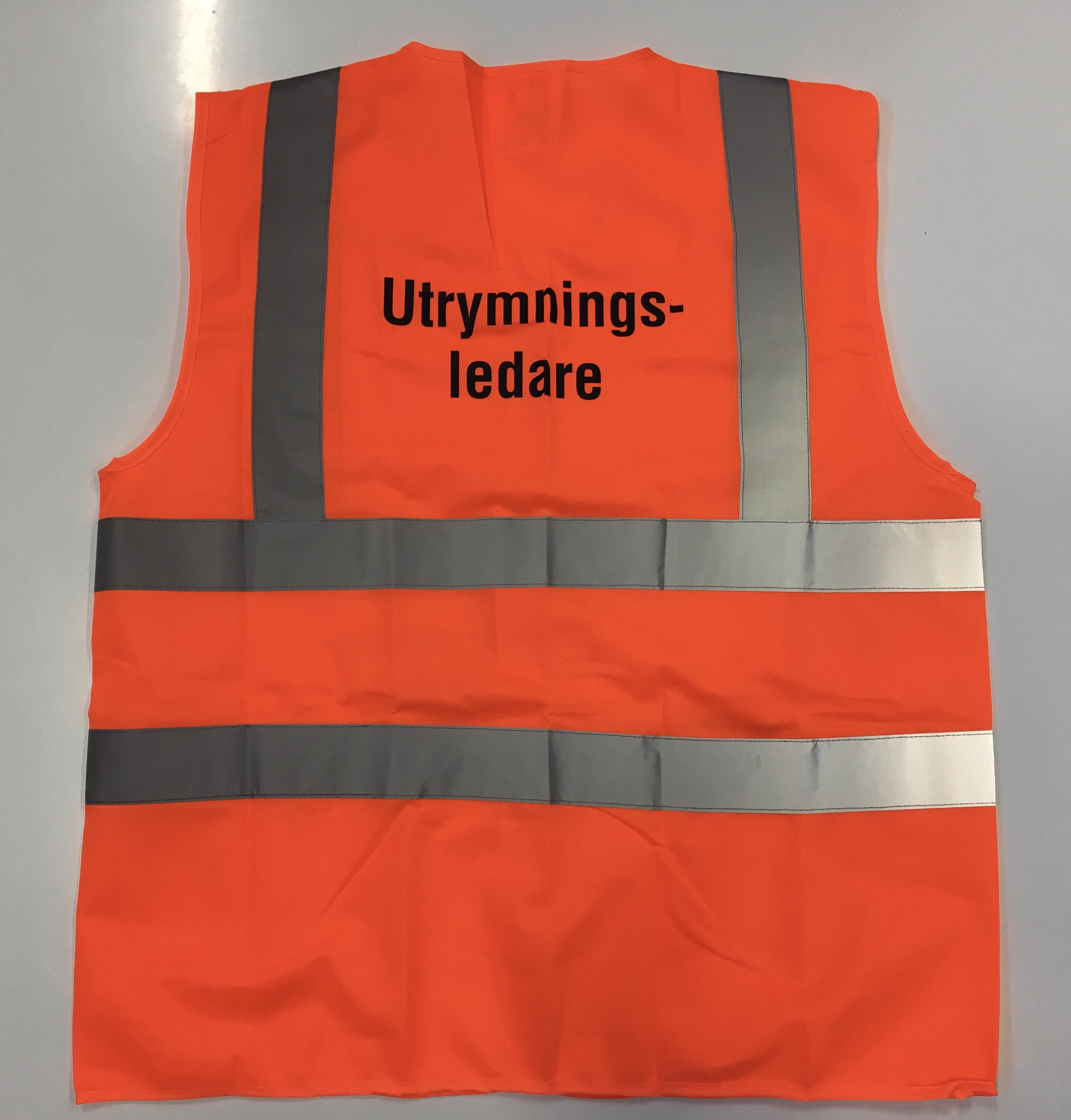 Utrymningsväst orange | köp väst för utrymningsledare här!