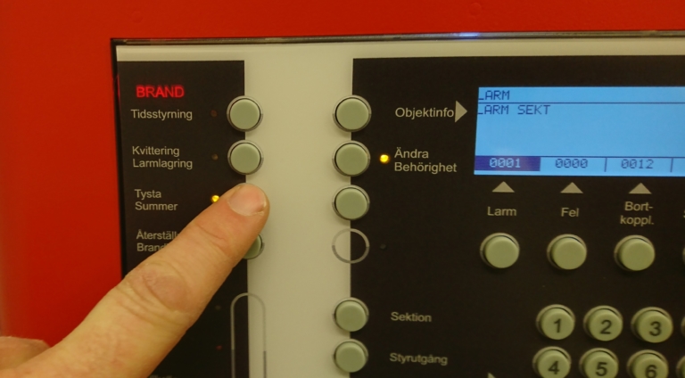 Anläggningsskötare brandlarm som uppfyller SBF 110:8 | utbildning & kurs