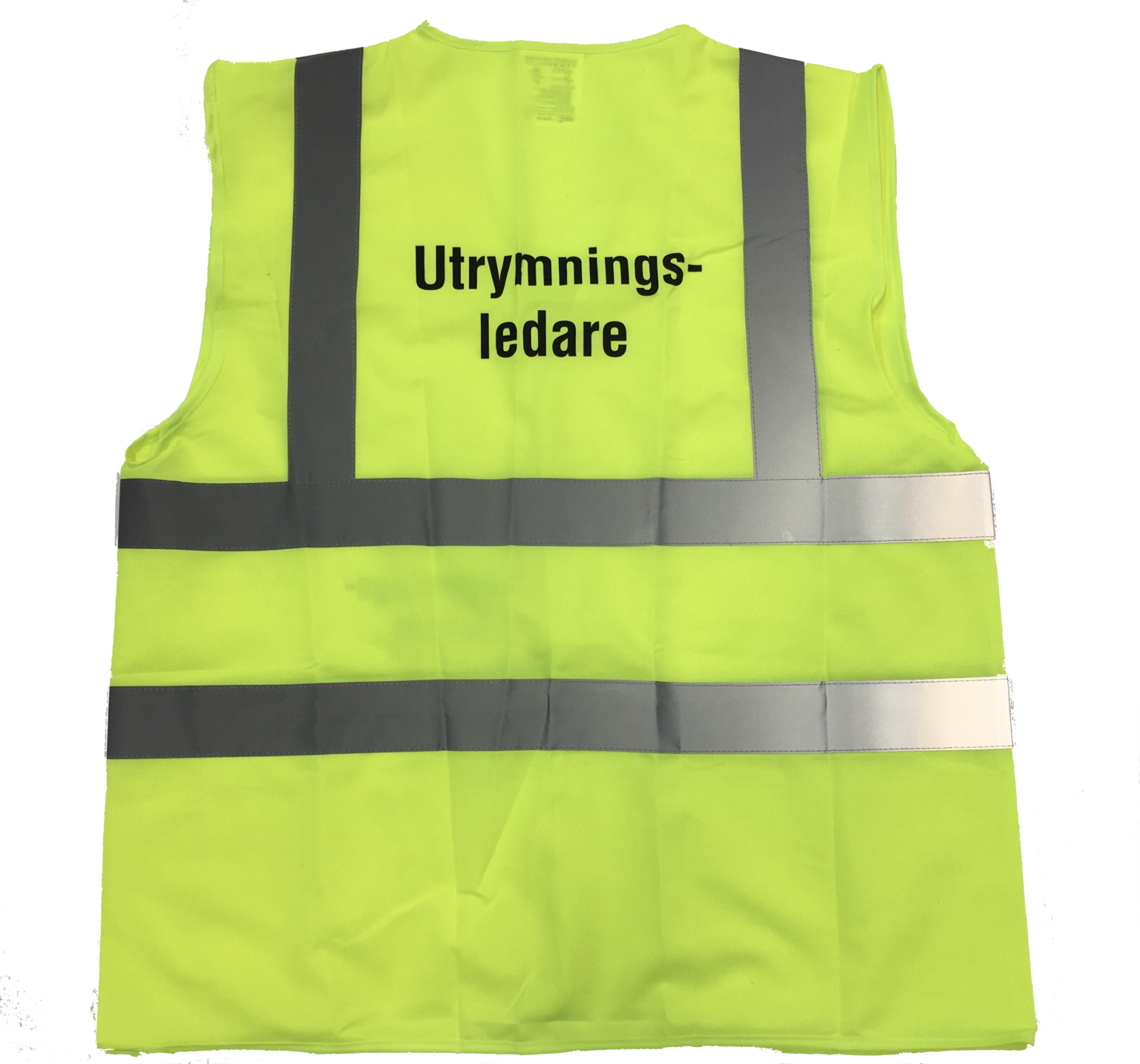 Gul utrymningsledarväst | Köp utrymningsväst här - Brandfast