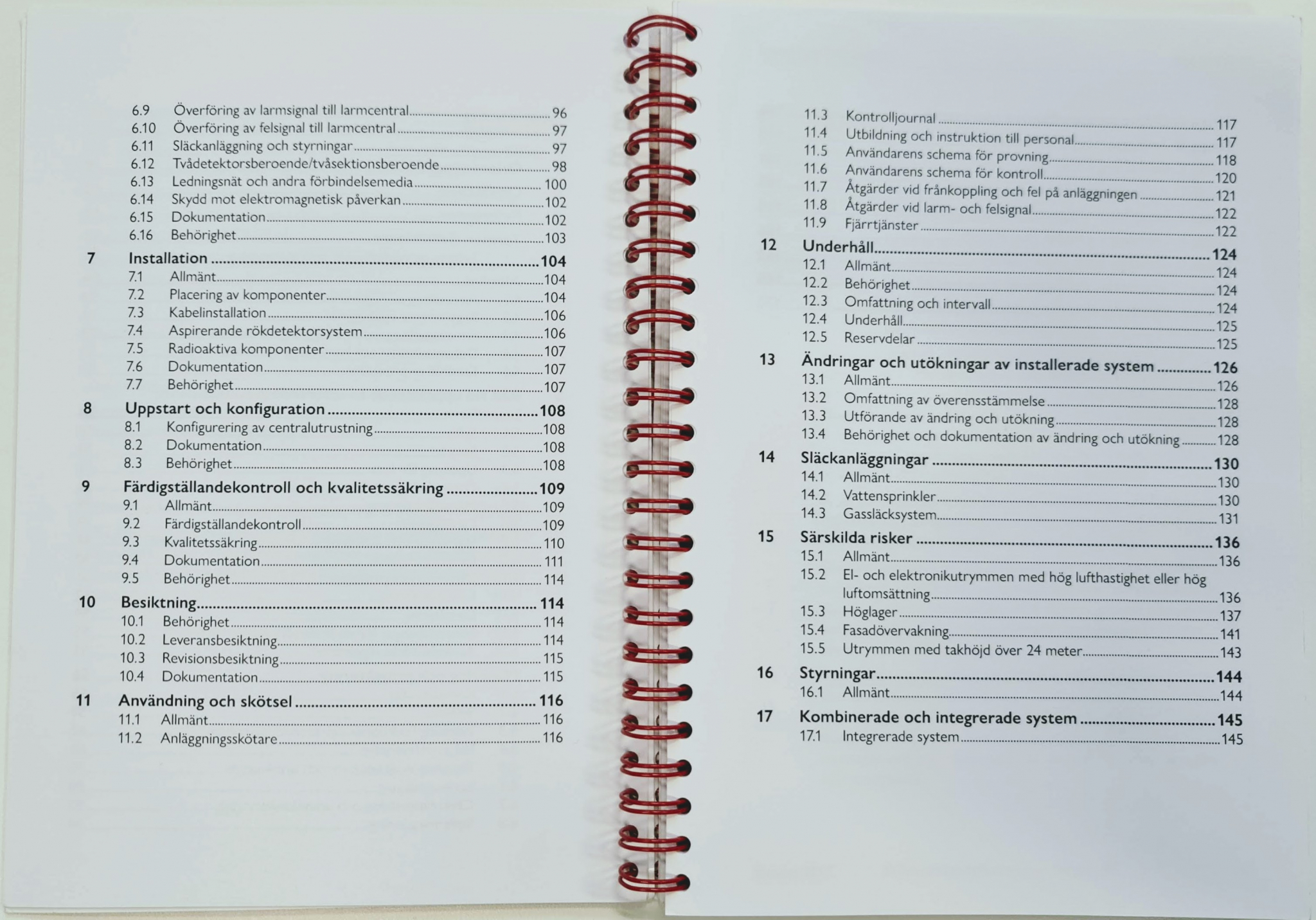 SBF 110:8 Regler för brandlarm | Köp regelboken här